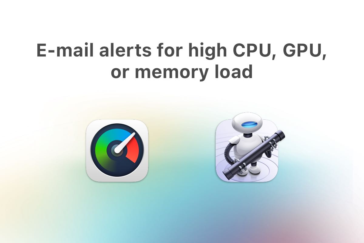 ImageTasks - E-mail alerts for high CPU, GPU, or memory load